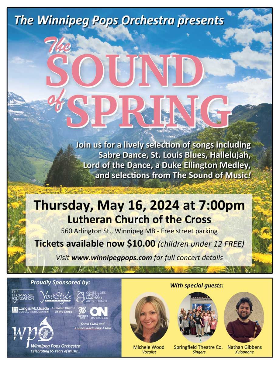 Symphonic bloom: Winnipeg Pops Orchestra presents spring concert ...