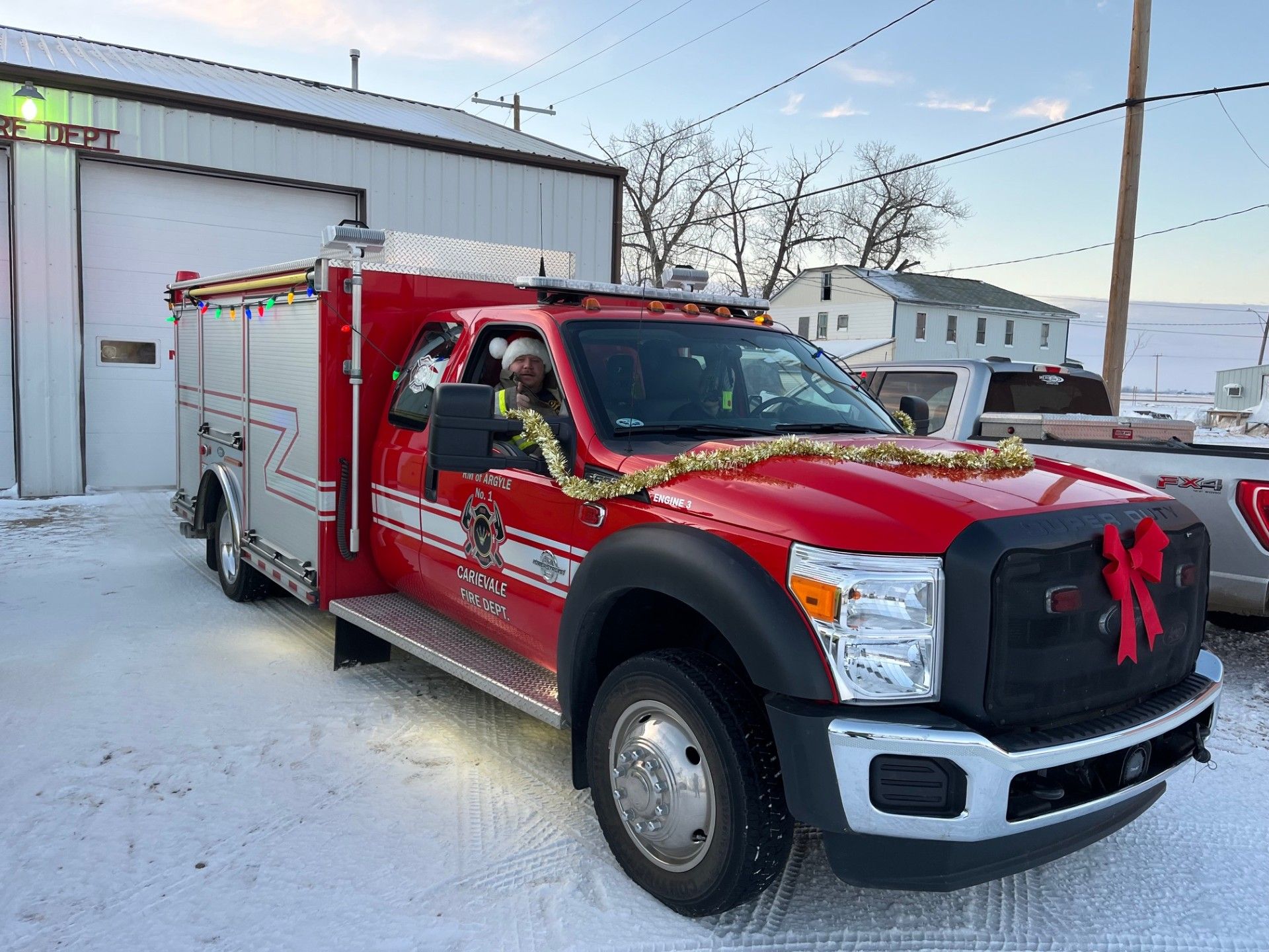 Carievale kids get Christmas treats from RCMP, fire department during ...
