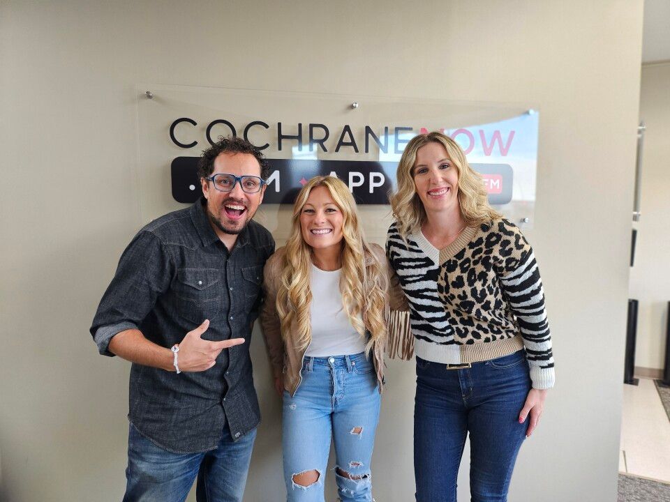 Alex Hughes brings the fire to the 91.5 CochraneNow studio ...