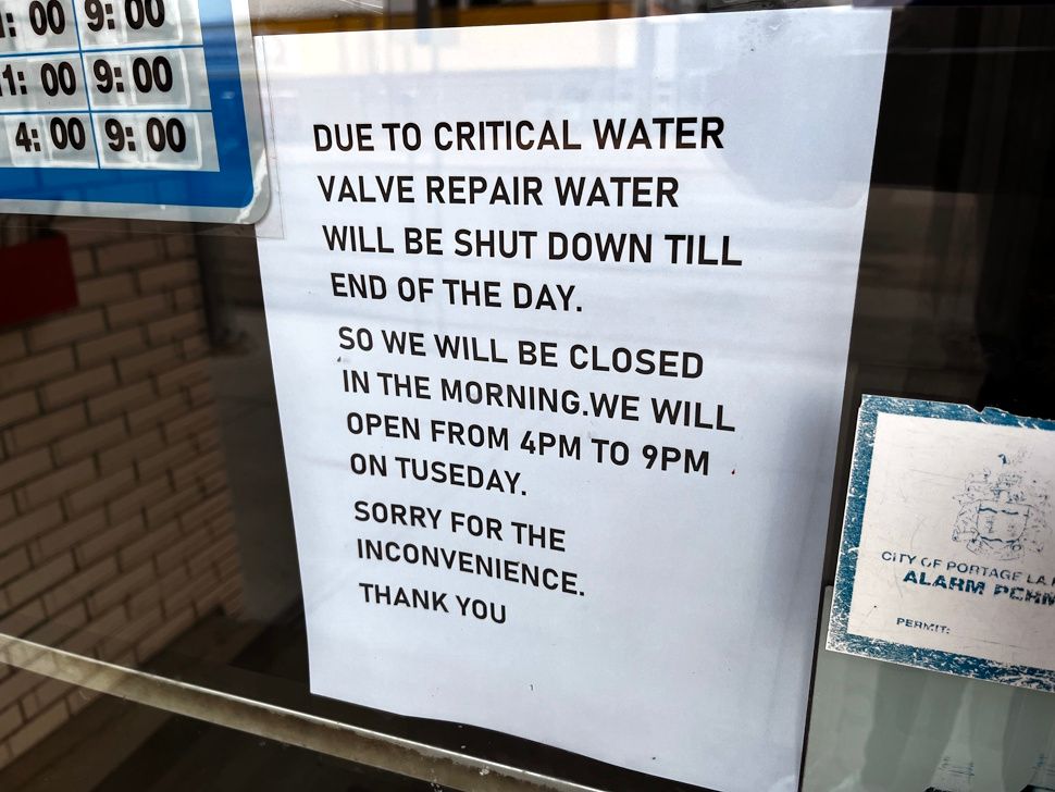 Water shutoff causes business closures along Saskatchewan Avenue ...