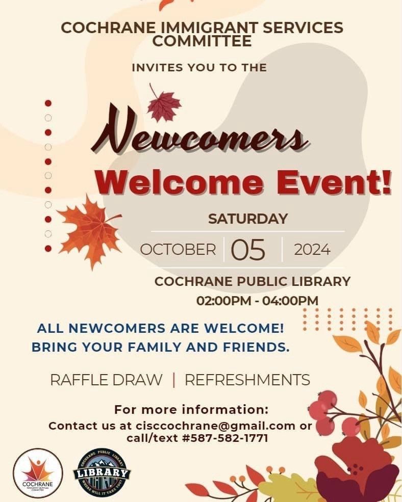 Get to know Cochrane at Newcomers Welcome - CochraneNow: Cochrane ...