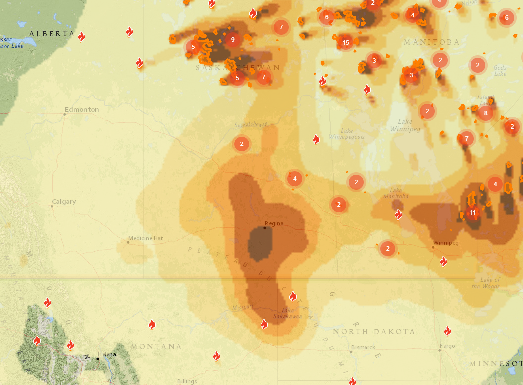 Environment Canada upgrades air quality advisory to smoke warning ...