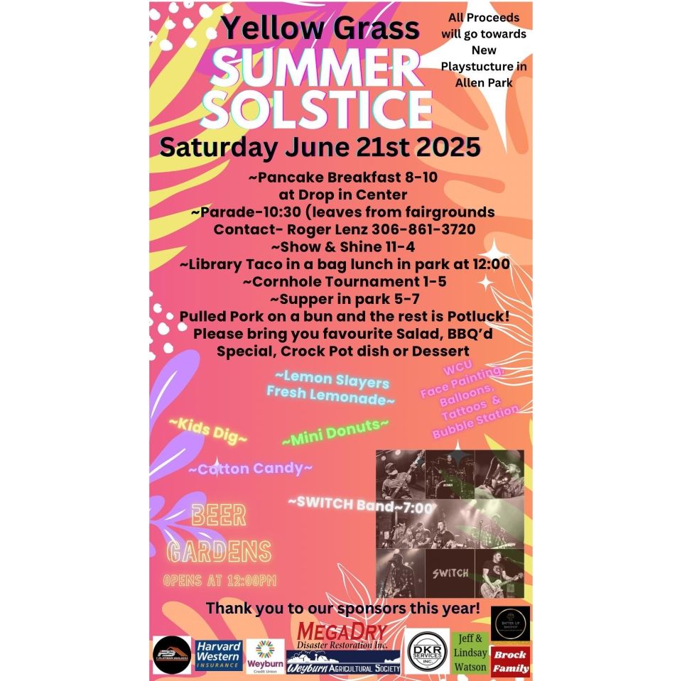 Soak up the Sun: Yellow Grass Summer Solstice kickstarting summer ...