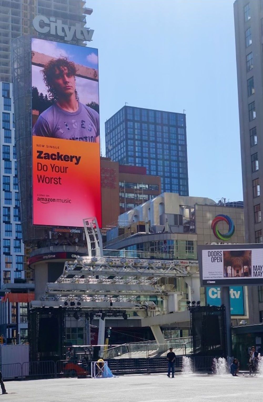 Local musician Zackery Wiebe's new music lands his face on billboard in ...